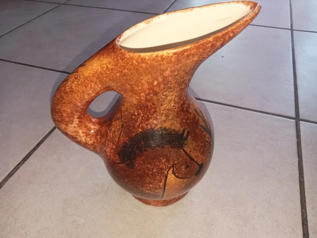 PICHET CRUCHE TARDIEU BIOT VALLAURIS decor Rupestre EUR 15,00 - PicClick FR